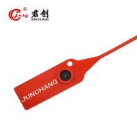 China Green Plastic Tamper Proof Security Seals Pull Tight Disposable 500mm Length 4mm Diameter for sale