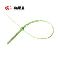 China JCPS207 10mm Plastic Security Seal 375mm Length Custom Numbered Tamper Evident Lock for sale