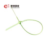 China JCPS207 10mm Plastic Security Seal 375mm Length Custom Numbered Tamper Evident Lock for sale