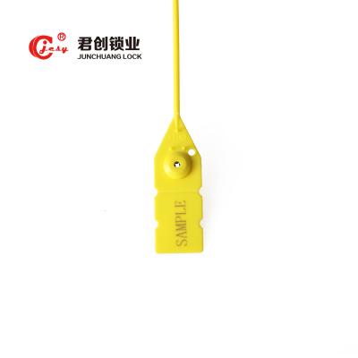China JCPS002 Custom Plastic Security Seal 450mm Pull Tight High Security Seal for Bags for sale