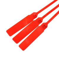 China JCPS623 disposable security plastic seal security seal plastic barcode plastic sfae seal for sale