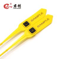 China JCPS204 Pull Plastic Tight Security Seal 455mm with Barcode Customizable for Truck for sale