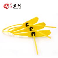 China JCPS204 Pull Plastic Tight Security Seal 455mm with Barcode Customizable for Truck for sale