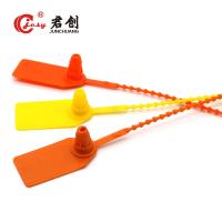 China JCPS602 Pull Tight Bank Security Plastic Seal for Bags 250mm Length 396N Tensile Strength for sale