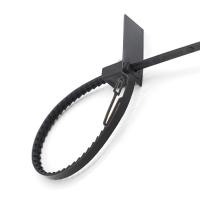 China JCPS620 Plastic Coated Tanker Security Meter Seal Pull Tight 354mm 7mm for Bags for sale