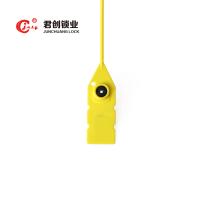 China JCPS002 Plastic Security Seal with Barcode Pull Tight 450mm 4mm for Bags for sale