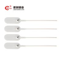 China JCPS008 plastic temper seal with numbers mini plastic security seal for sale