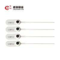 China JCPS008 plastic temper seal with numbers mini plastic security seal for sale