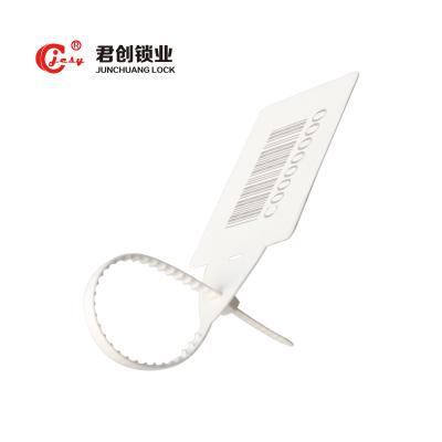 China JCPS114 tamper evident container seal barcode plastic seal for sale