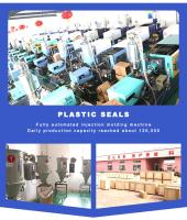 China JCPS210 403mm 6mm one time use plastic seal with metal insert for sale