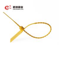 China JCSY JCPS602 Heavy Duty Plastic Security Seal Lock 250mm Red Zip Tie for Garment and Cargo for sale