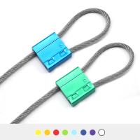 China JCCS003 Steel Cable Security Seal 4mm Diameter 3.0KN Tensile Strength Numbered for sale