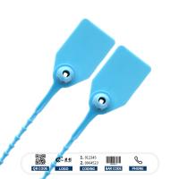 China JCPS303 Disposable Plastic Security Seal 500mm Length 4mm Diameter with Barcode Custom Logo for sale