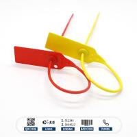 China JCPS006 custom plastic security seals plastic bag security small red plastic seal for sale