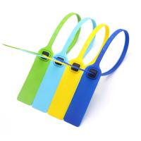 China JCPS300 Plastic Numbered Security Seal Disposable Plastic Tag 41.2cm 7mm for sale