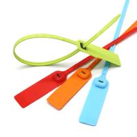 China JCPS300 Plastic Numbered Security Seal Disposable Plastic Tag 41.2cm 7mm for sale