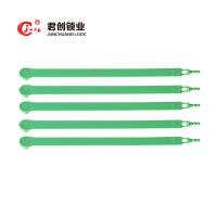 China JCPS402 Security Plastic Seals with Barcode 20cm Length 10mm Width Heat Sealing for sale
