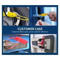 China JCPS602 Disposable Self Locking Pull Tight Security Container Plastic Seal 250mm 3mm for sale