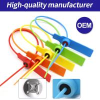 China JCPS007 Security Label Plastic Seal Tag 200mm 2mm for Container Cargo Courier Express for sale