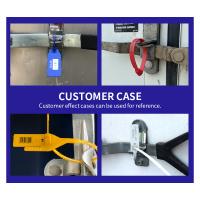 China JCPS007 Security Label Plastic Seal Tag 200mm 2mm for Container Cargo Courier Express for sale