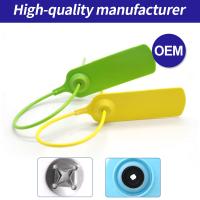 China Flexible Plastic Security Seal Strips 30cm 2.5mm with Serial Number for Logistics and Express Delivery for sale