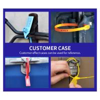 China Self Locking Nylon Cable Ties Tamper Proof Plastic Security Seal 250mm 3mm for sale