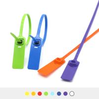 China JCPS605 Disposable Plastic Security Seal 30cm 7mm for Container Truck Anti-Theft for sale