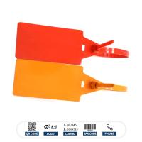 China JCPS102 Serial Numbered Container Pull Tight Plastic Security Indicative Seal 46cm for sale