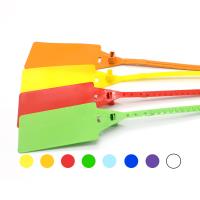China JCPS102 Tamper Evident Plastic Security Seal 462mm Pull Tight for Bags Bank Use for sale