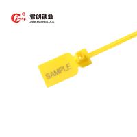 China JCPS111 250mm 4mm plastic security seal lock with barcode for sale