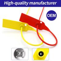 China Disposable Plastic Truck Door Seal 50cm Hot Stamping Security Container Lock for sale
