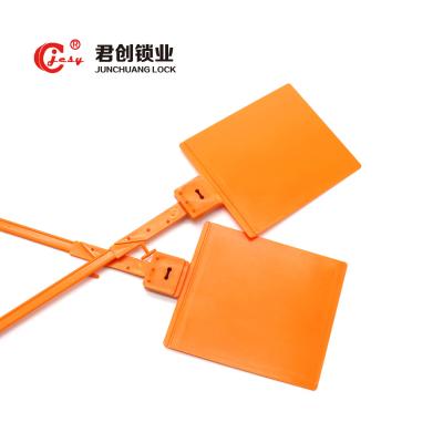 China Tear Off Plastic Security Seal Lock 430mm Laser Print Tamper Evident JCPS212 for sale