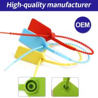 China JCPS301 Plastic Numbered Security Seal 300mm PP PE Container Packaging Tamper Evident for sale
