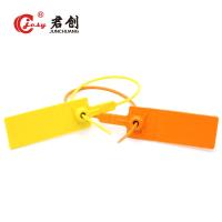 China Barcode Logo Plastic Pull Tight Security Seal 500mm Length 2mm Diameter for sale