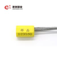 China JCCS106 Metal Square Steel Security Cable Wire Seal 1.8mm Diameter 3.5KN Tensile Strength Red for sale
