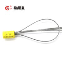 China JCCS106 Metal Square Steel Security Cable Wire Seal 1.8mm Diameter 3.5KN Tensile Strength Red for sale