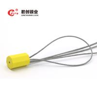 China JCCS106 Metal Square Steel Security Cable Wire Seal 1.8mm Diameter 3.5KN Tensile Strength Red for sale