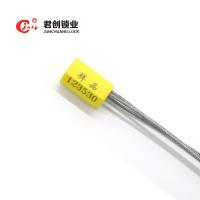 China JCCS106 Metal Square Steel Security Cable Wire Seal 1.8mm Diameter 3.5KN Tensile Strength Red for sale