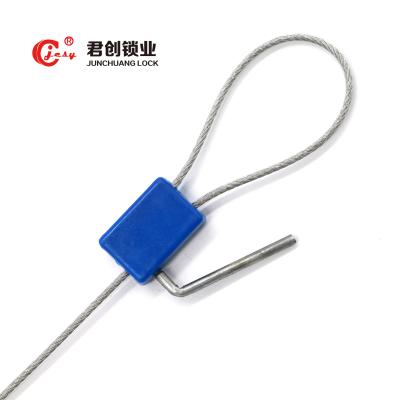 China JCCS204 Heavy Duty Adjustable Cable Seal Anti Tamper Wire Rope Seal 2.5mm 860N for sale