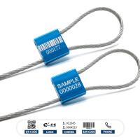 China JCCS003 High Security Cable Seal 4mm Steel Wire Self Locking Heavy Duty Trailer Seal for sale