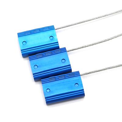China JCCS006 Hexagonal Plastic Cable Seal 1.5mm Diameter Pull Tight Container Security Seal for sale