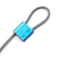 China JCCS003 security lock cable seal track & container lock double locked cable seal for sale