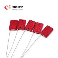China JCCS004 Cable Seal Lock 1.5mm Diameter 3.5KN Tensile Strength Injection Molded Power Cable Seal for sale