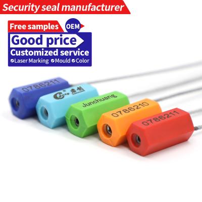 China JCCS101 Cable Seal for Truck 26.5x14x12mm ABS Steel Security Wire Seal for sale