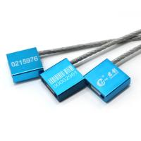 China JCCS003 Container Cable Seal with Barcode Aluminum Alloy 27.3mm Lock Body for sale