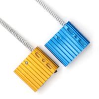 China JCCS005 Container Cable Seal Pull Tight Security Wire Cable Seal 35x41x13mm Aluminum Alloy for sale