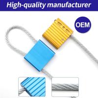 China JCCS005 Container Cable Seal Pull Tight Security Wire Cable Seal 35x41x13mm Aluminum Alloy for sale