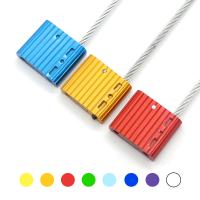 China JCCS005 Container Cable Seal Pull Tight Security Wire Cable Seal 35x41x13mm Aluminum Alloy for sale