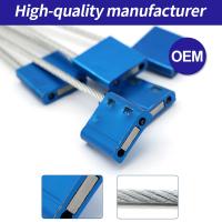 China JCCS008 3.5mm metal cable seals pull tight container cable seal for sale