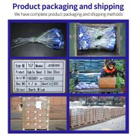 China JCCS008 3.5mm metal cable seals pull tight container cable seal for sale